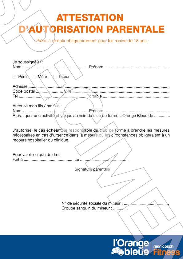 Autorisation Parentale Luxembourg Autorisation Parentale Luxembourg